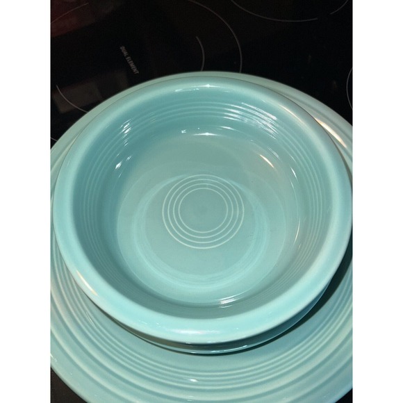 Fiestaware | Dining | Fiestaware Turquoise Hlc 5 Pieces In Set | Poshmark